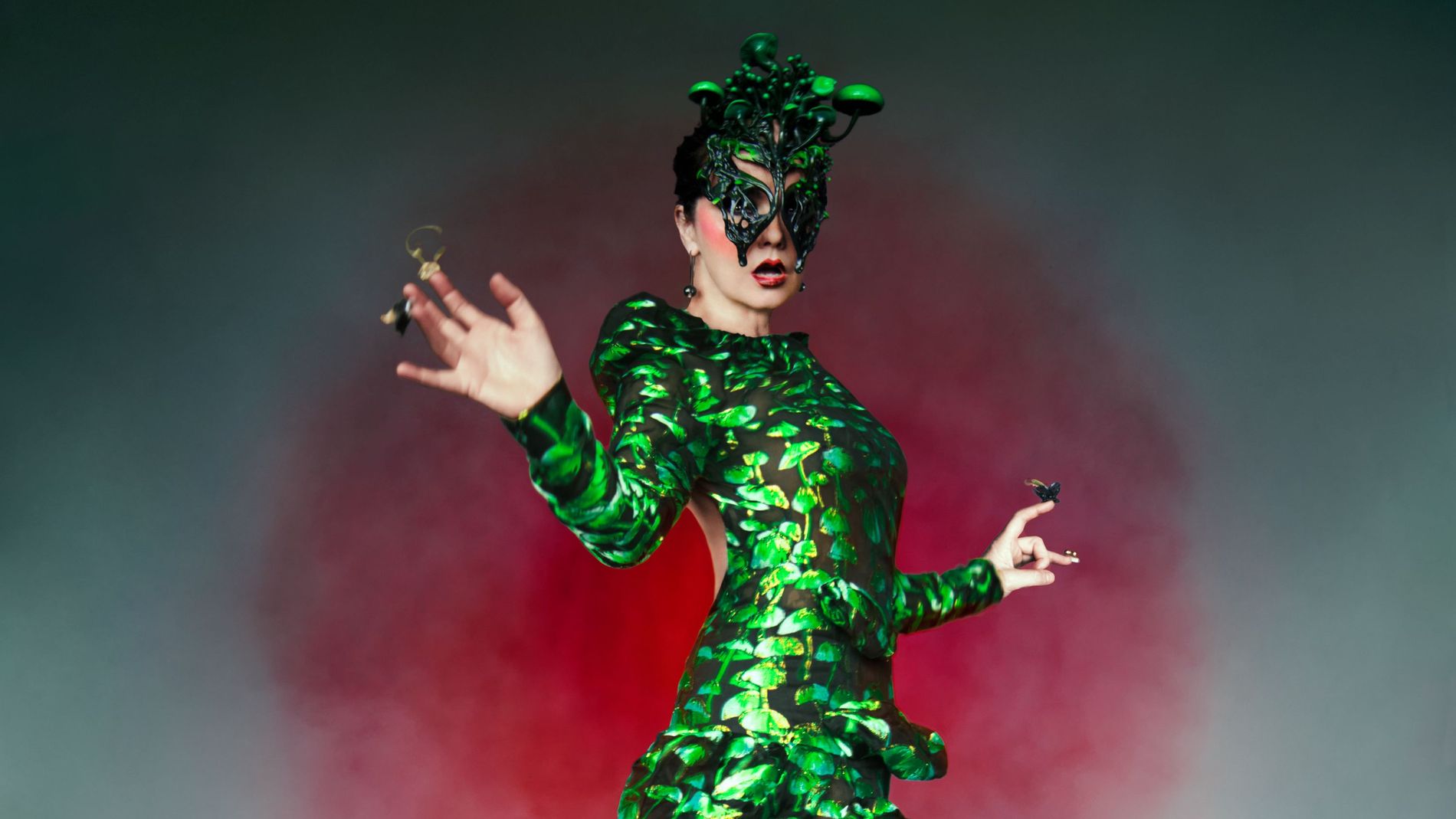Daniel Del Core walks us through his Björk-approved mushroom dress, on ...