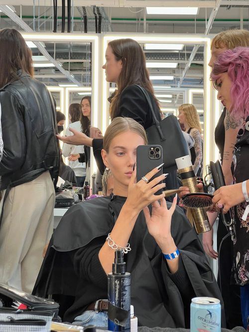 Model diary: Come backstage with the Danish Moosgaard twins at Gucci's ...