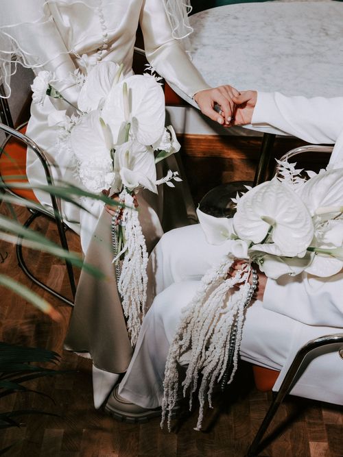 The bride rewore her grandmother’s wedding dress from 1950 to marry in ...