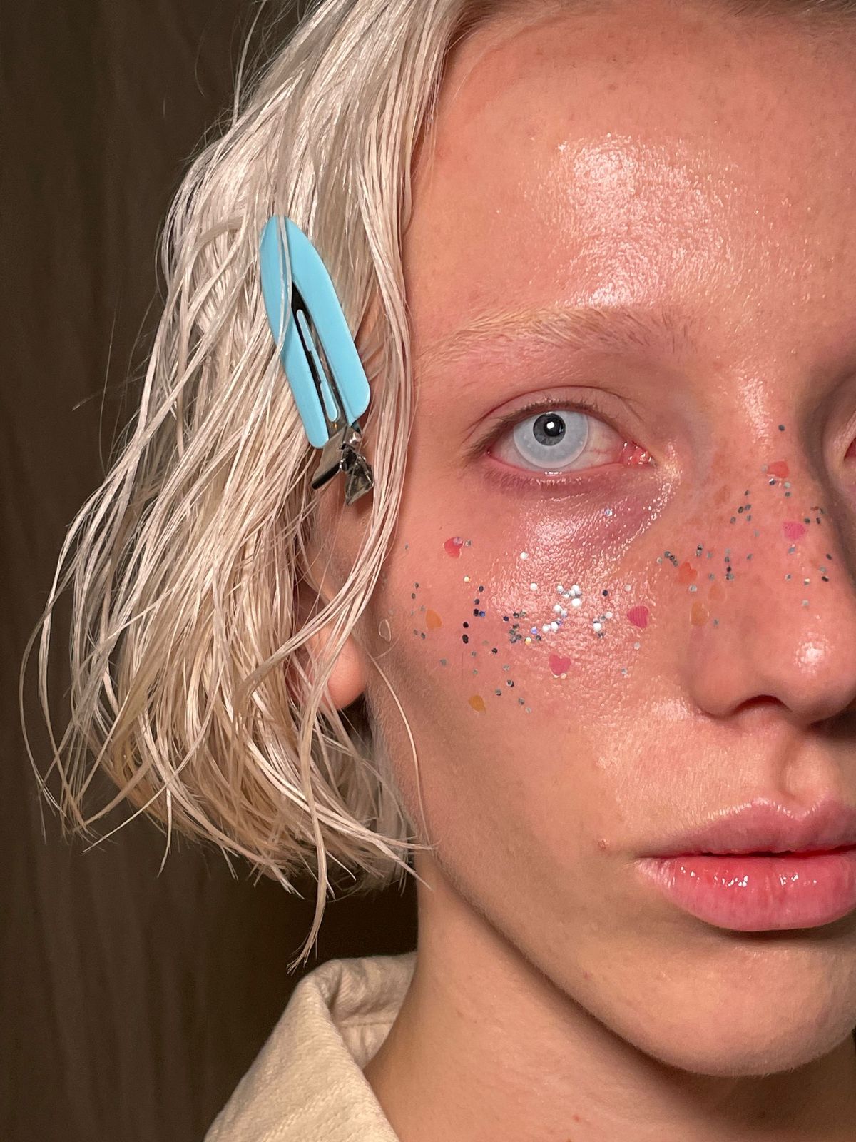 Cphfw Beauty Edgy Imperfections And A Smattering Of Faux Freckles Was