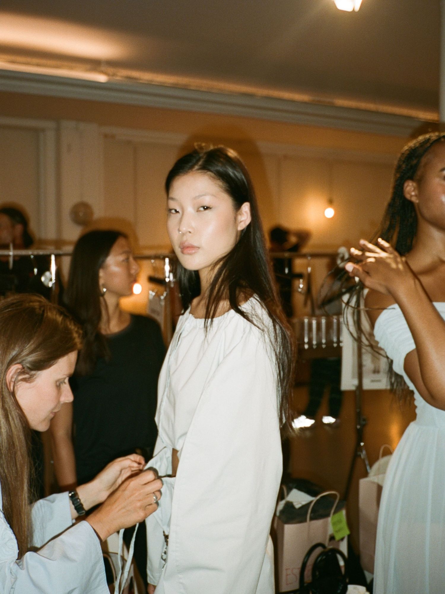 This new hair oil gave Rotate’s models their ultra-glossy 70s waves at ...