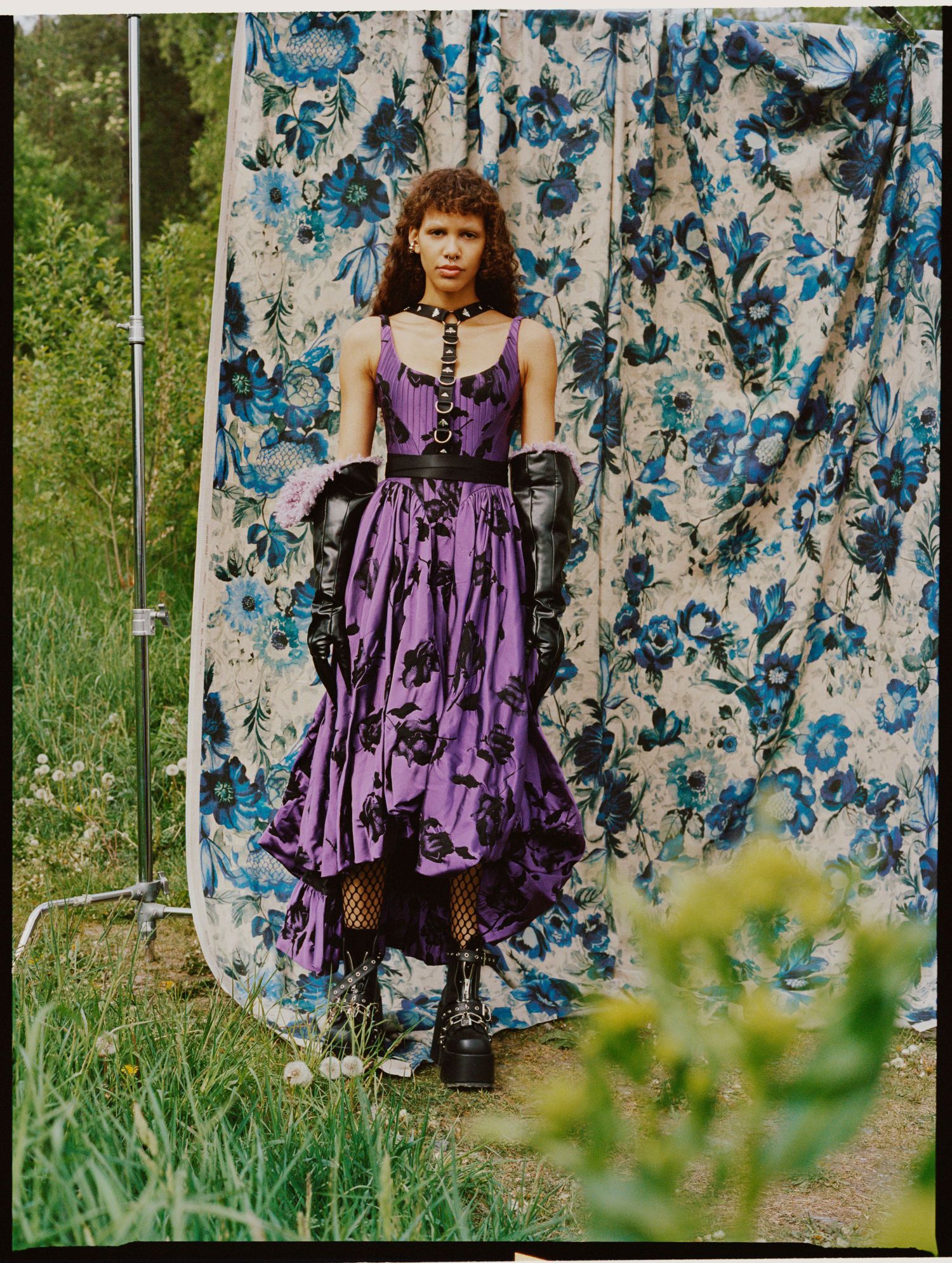 Watch out for thorns: This season, florals pack a punk punch - Vogue ...