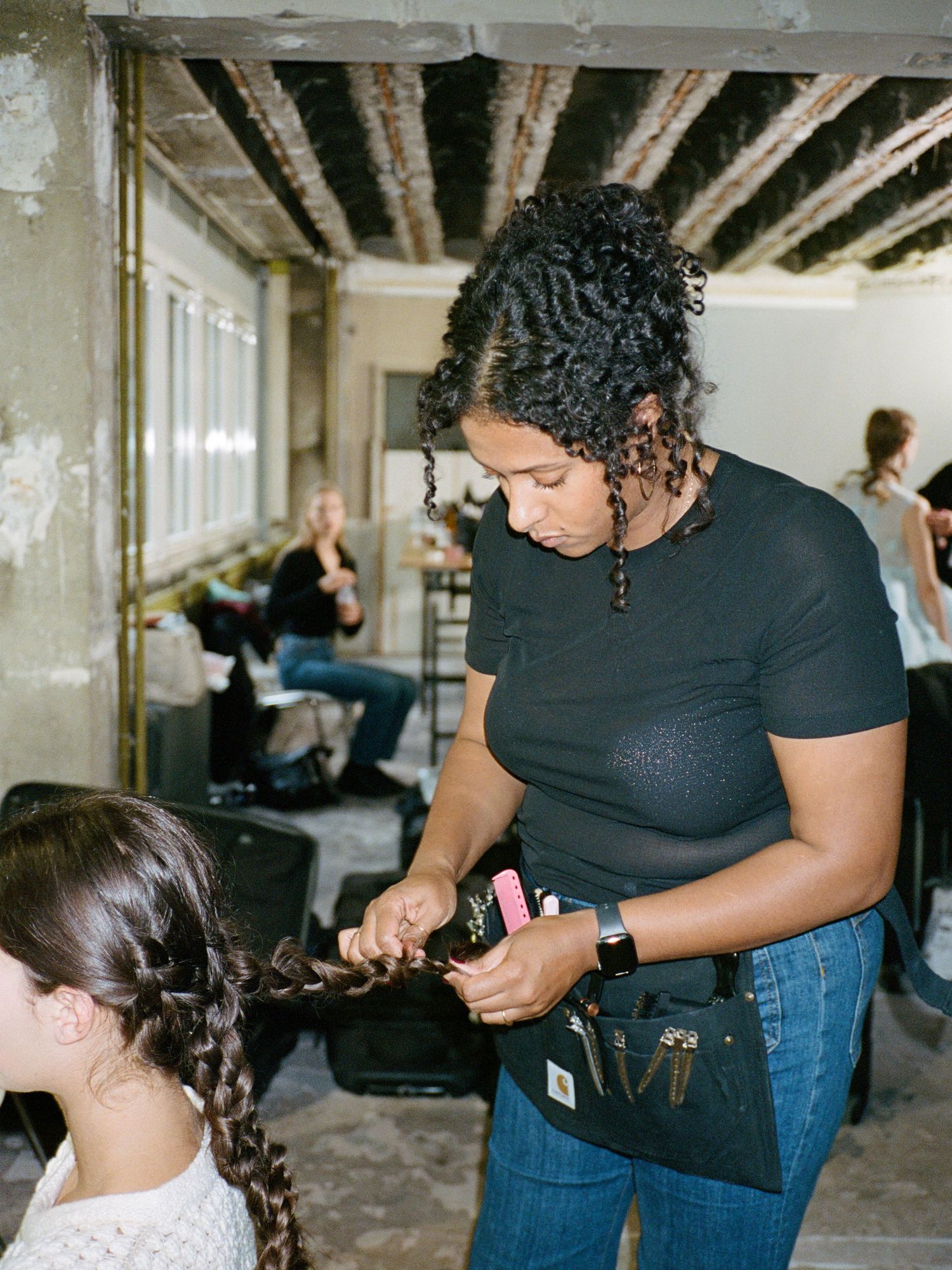 Backstage beauty PFW SS25: This was Cecilie Bahnsen's alpine-braids ...
