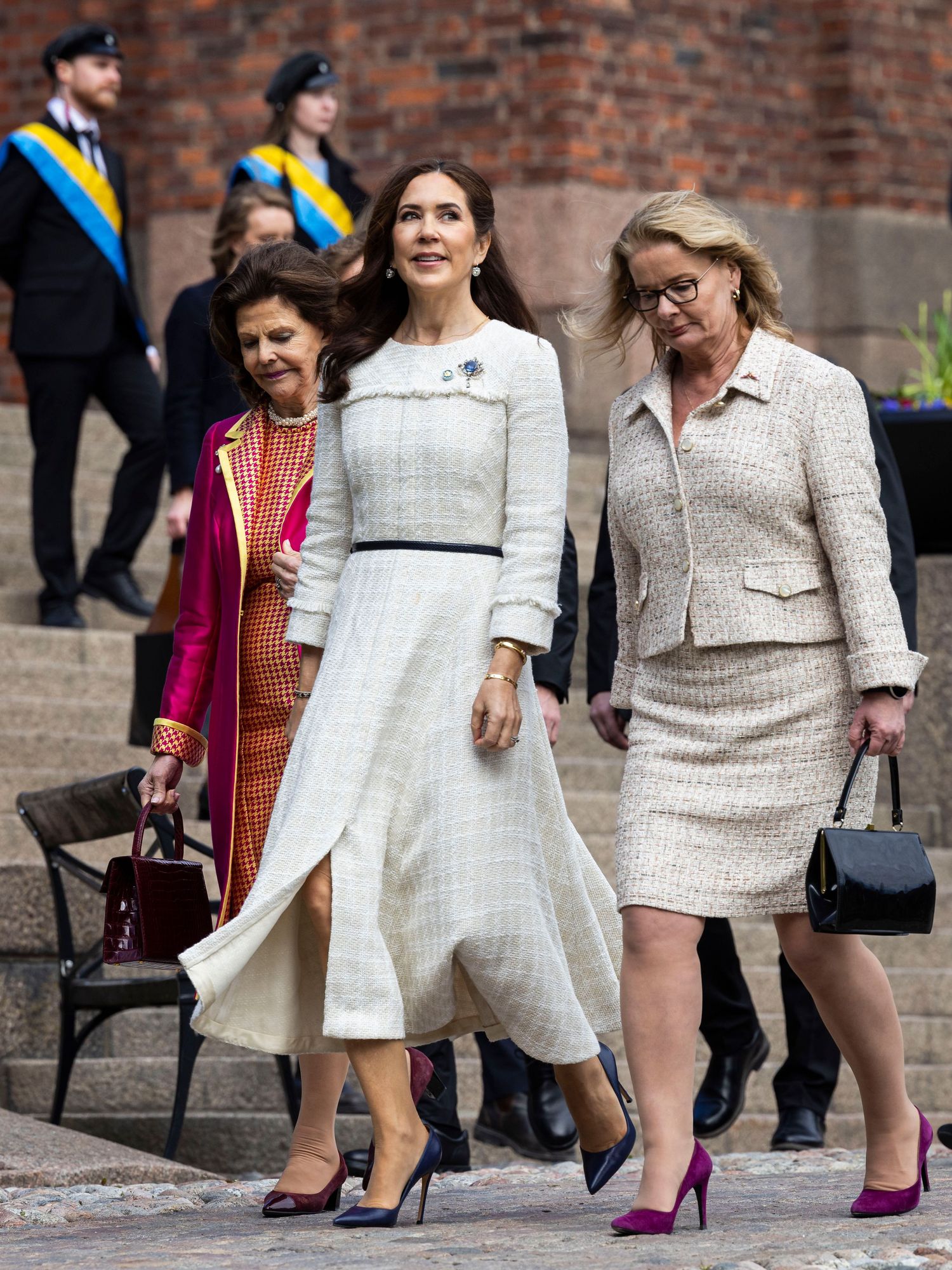 Every look from Queen Mary during the royal state visits, as they ...
