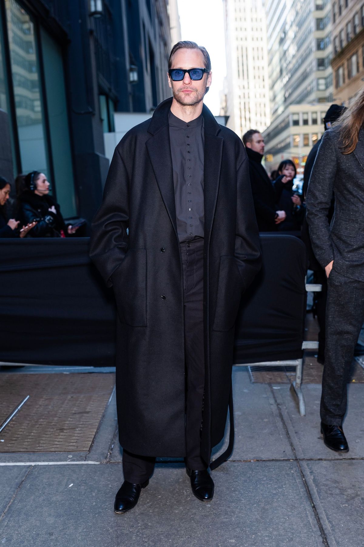 Alexander Skarsgård attends Calvin Klein FW2025 at NYFW - Vogue Scandinavia