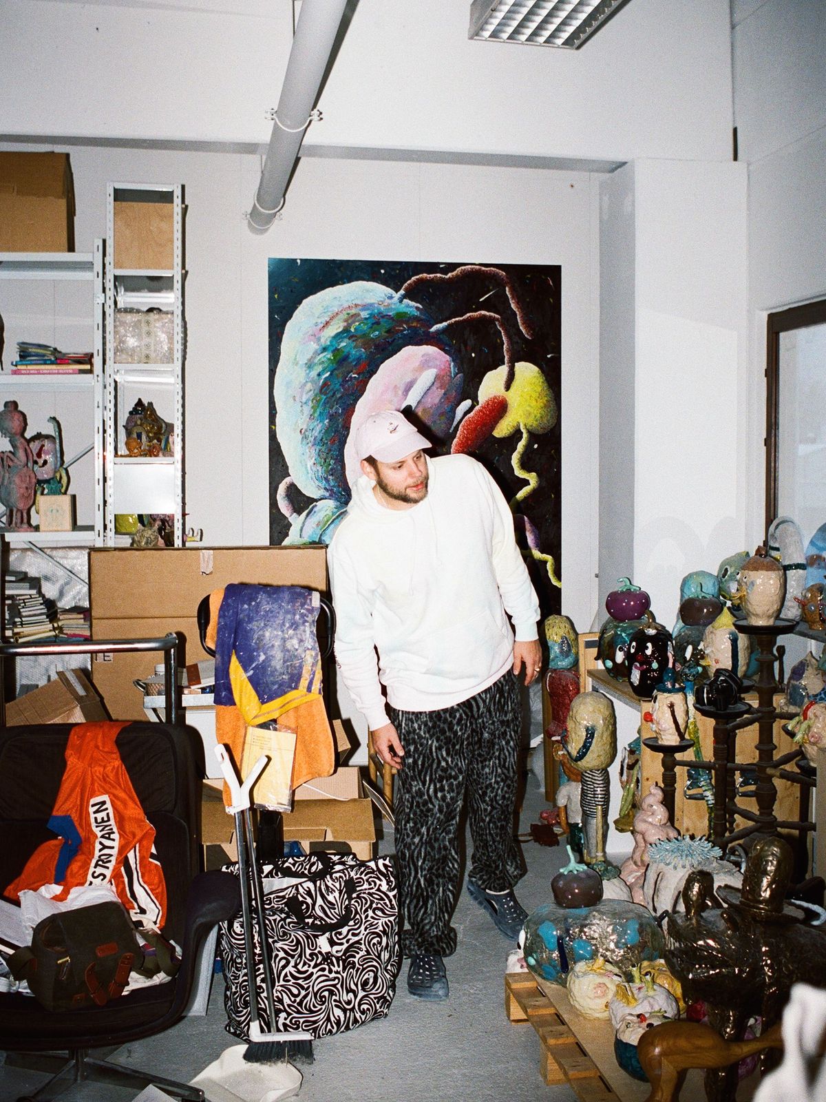 Inside the Stockholm studio of Swedish ceramic artist Joakim Ojanen ...