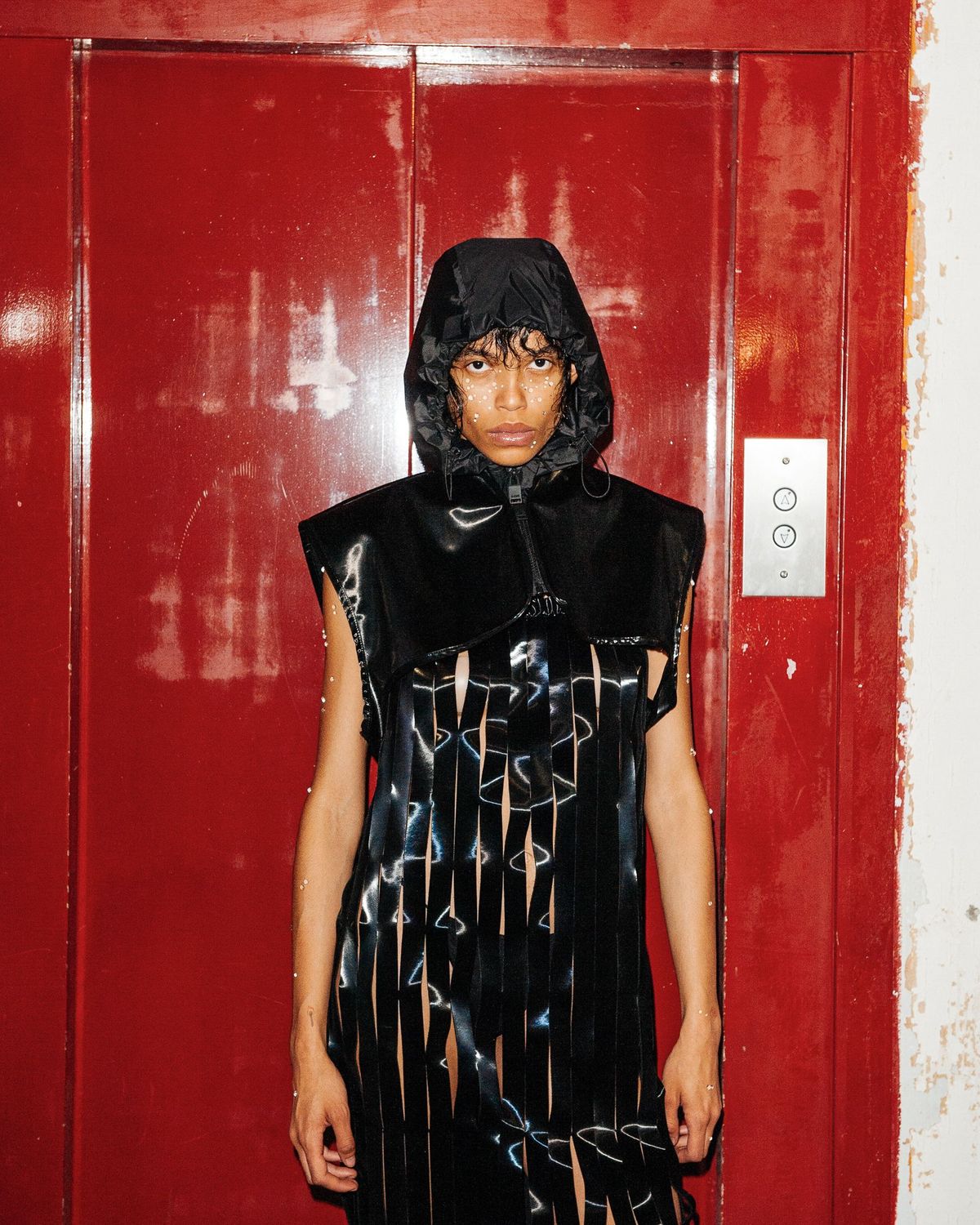 Come backstage to see all the ‘drenched’ details of Rains' SS24 runway ...