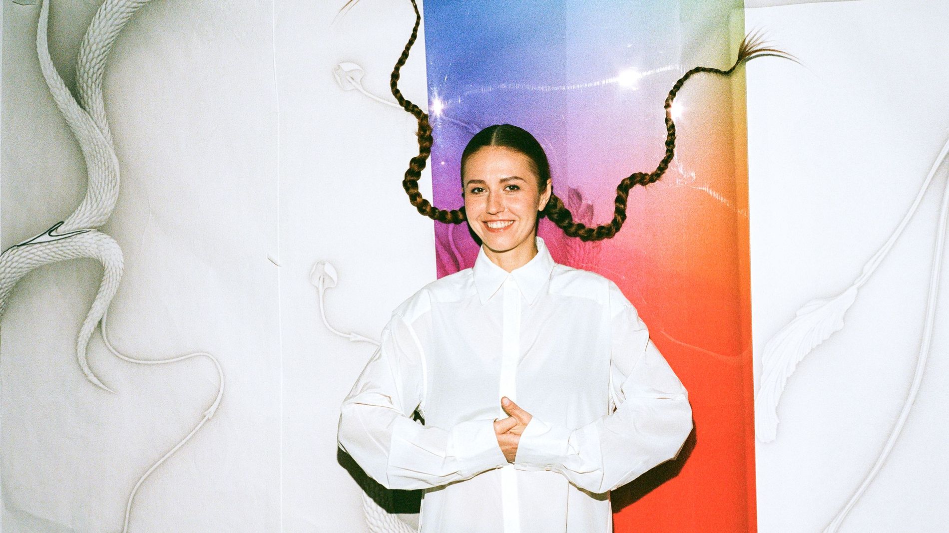 Anastasia Komar’s sculptural paintings merge artificial and biological ...