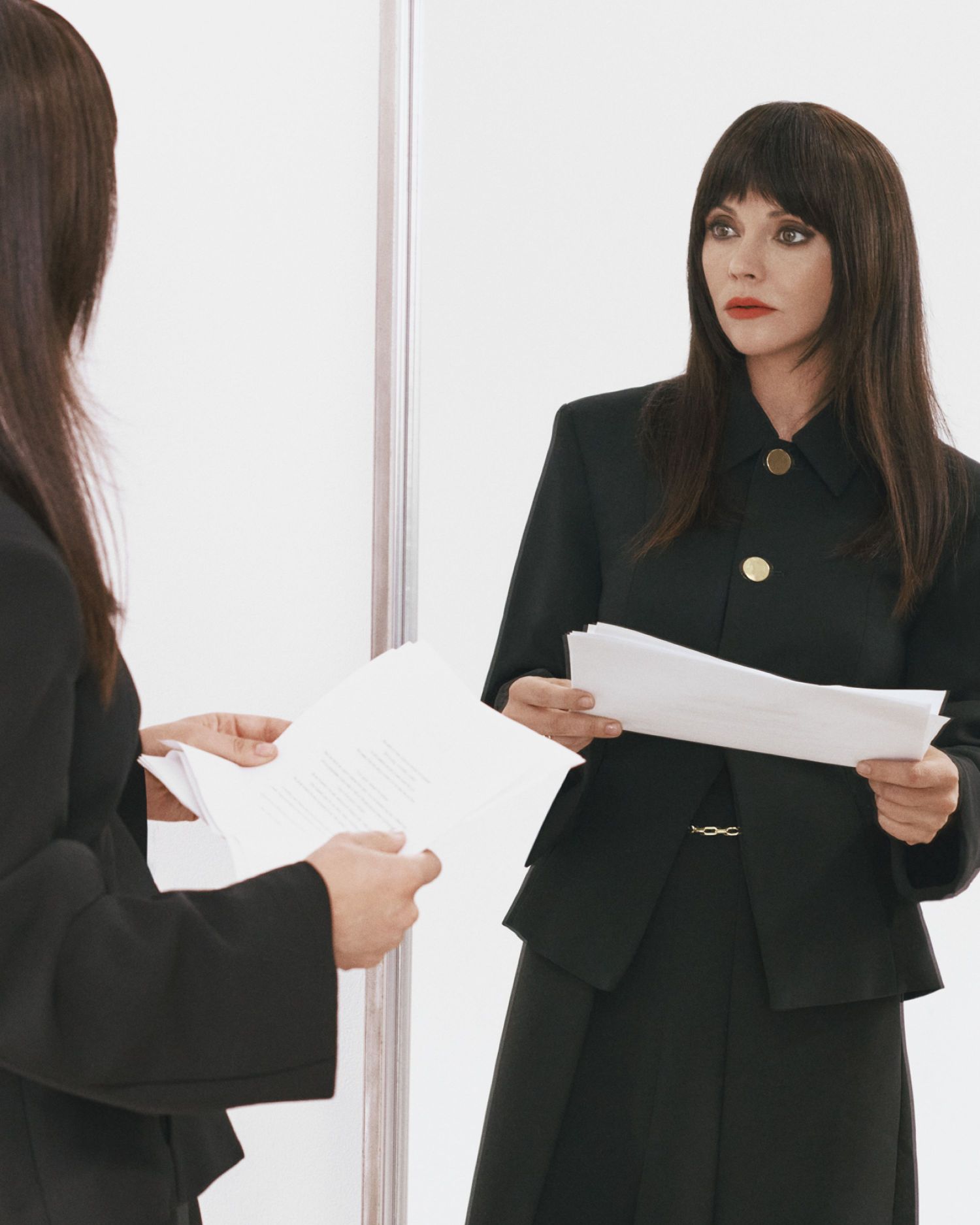 American actor Christina Ricci is the face of Ganni's AW24 - Vogue ...