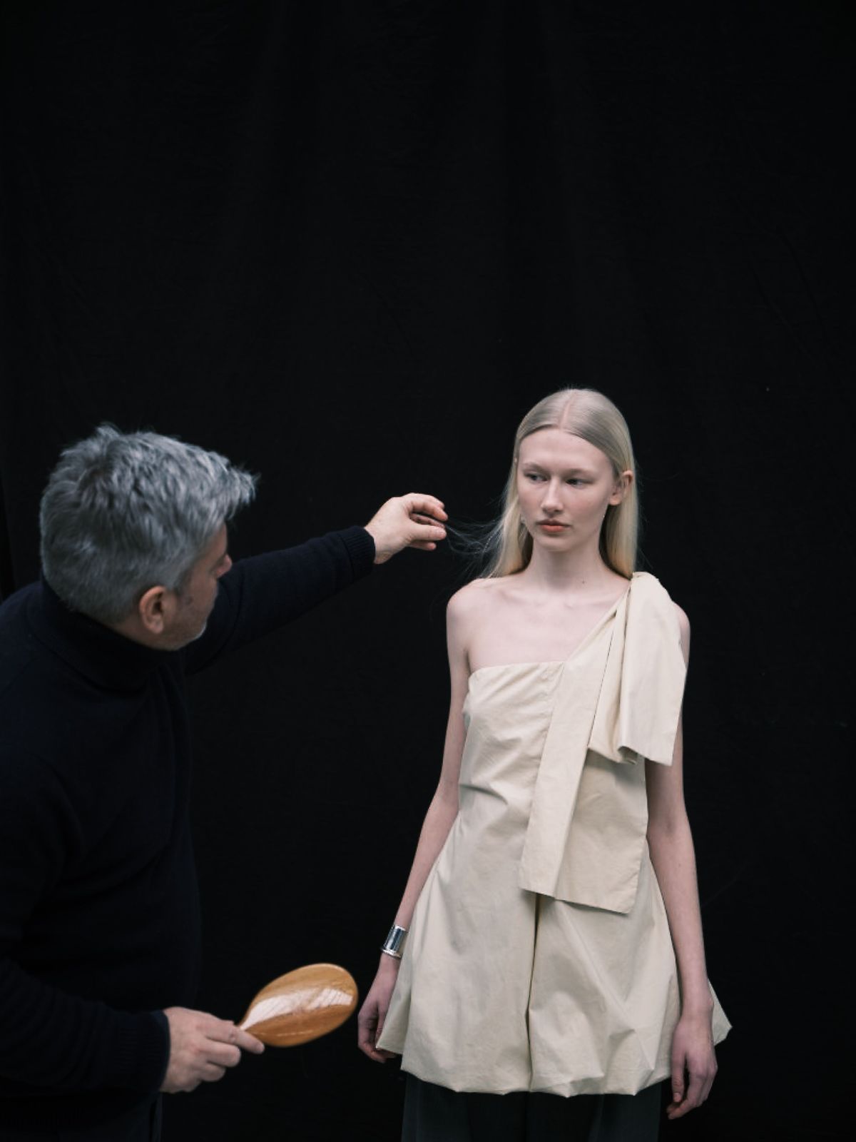 Exclusive: How to get The Garment's undone, pared-down runway hair ...