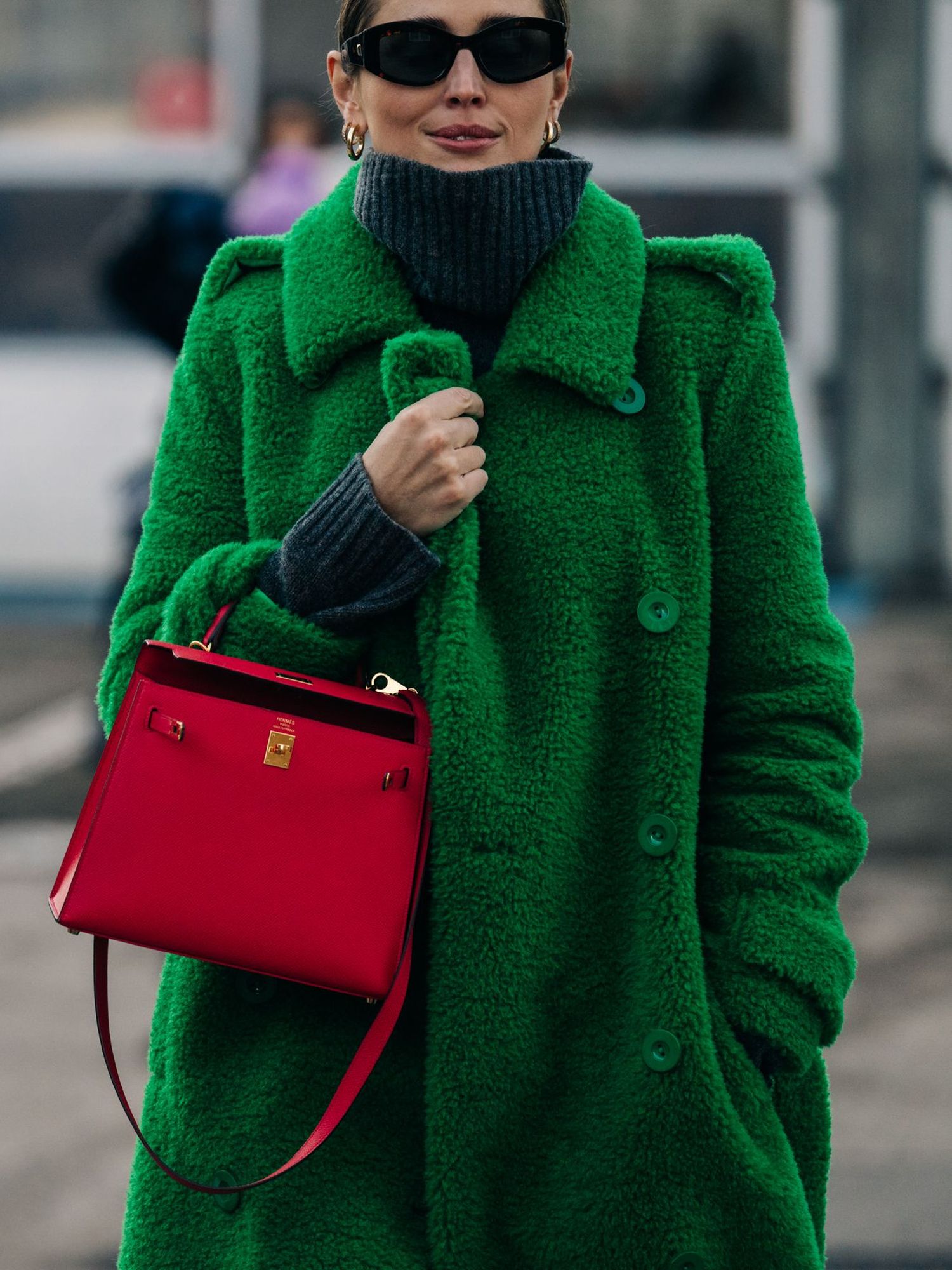 How to wear a green coat and the best green coats to buy - Vogue ...