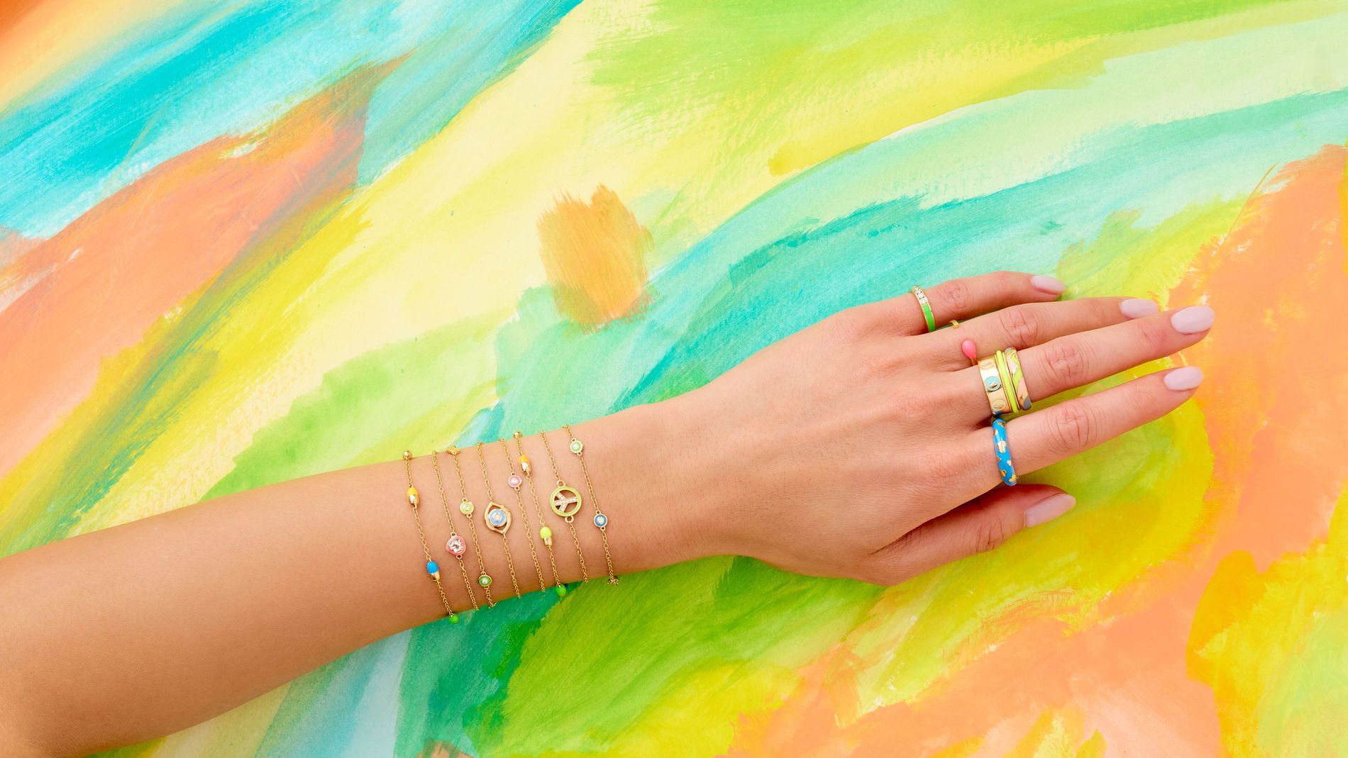 Colourful enamel is the most coveted addition to our jewellery boxes ...