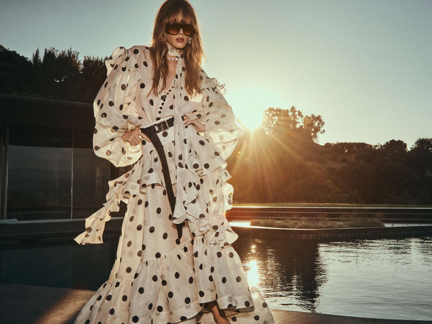 Norwegian model Kristine Lindseth fronts Zimmermann’s Resort ‘25 ...