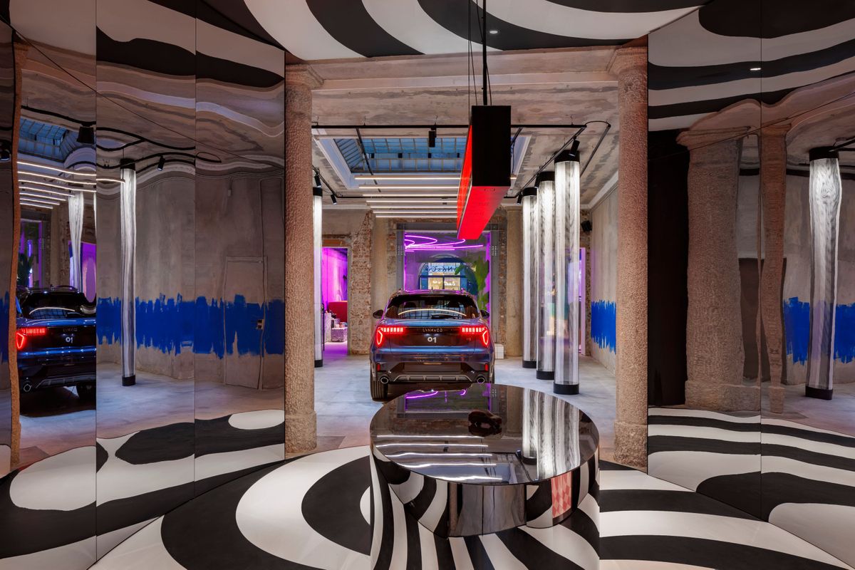 Step inside Lynk & Co’s gorgeous Milan club, with its candy-filled ...
