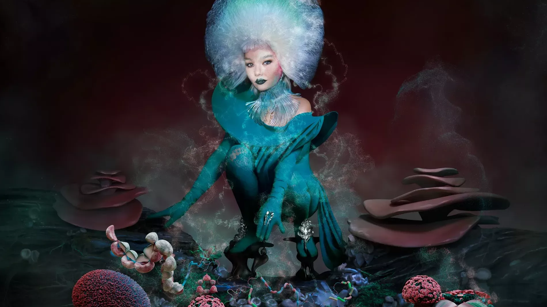 The shoes on Björk's latest album cover are made of CO2: Here's the ...