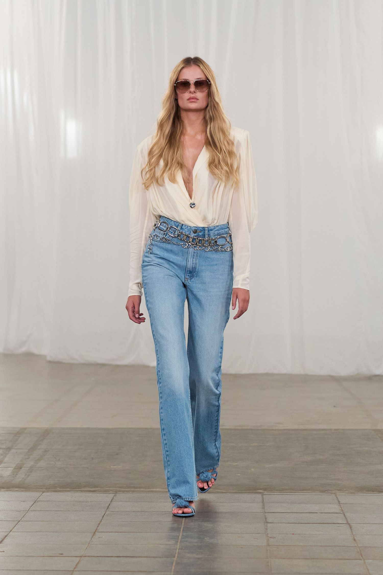 Shop the viral heart necklace in the Rotate spring/summer 2026 show ...