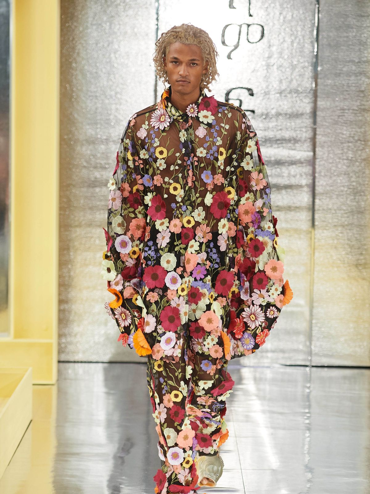 Selam Fessahaye makes an exuberant return to the runway for AW23 ...