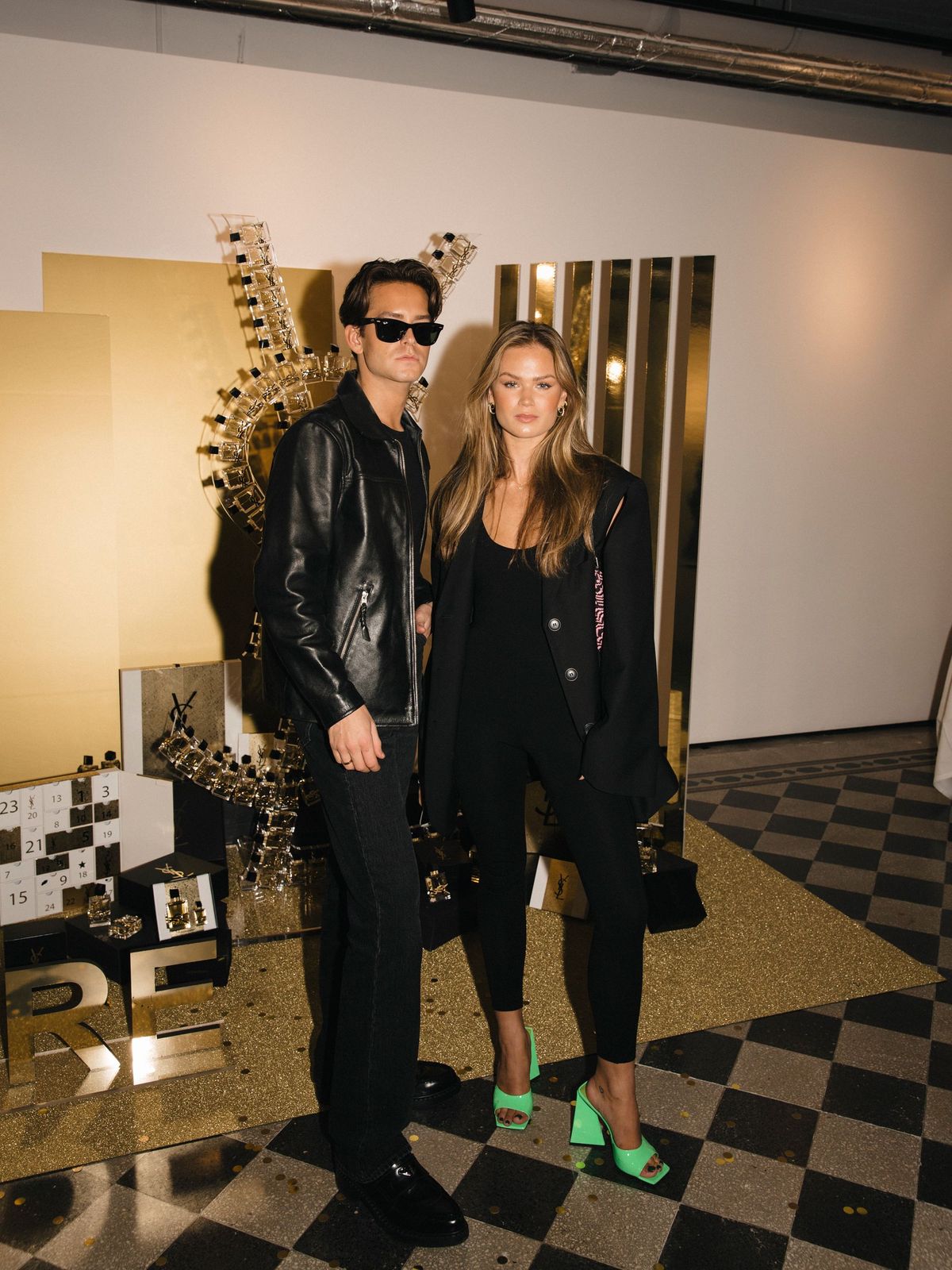YSL Beauty opened the fragrance and makeup vault last night at the Bank ...
