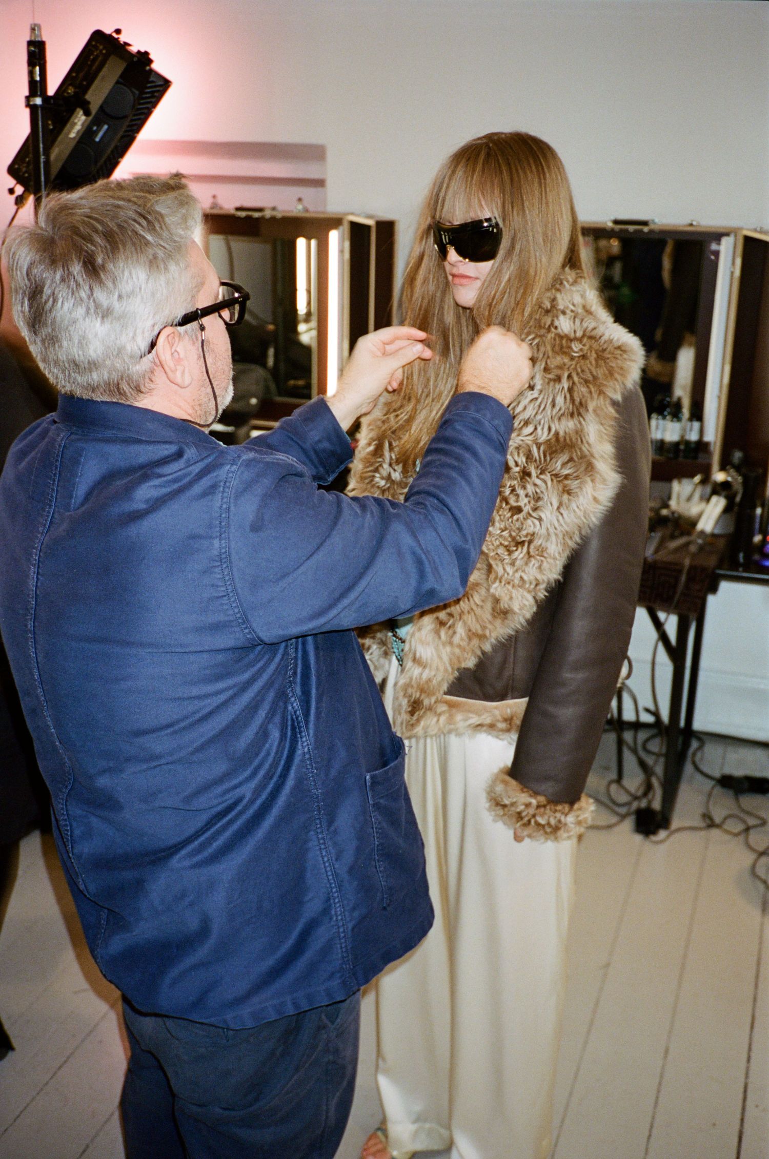 Exclusive: Discover what it is like backstage at a Saks Potts runway ...
