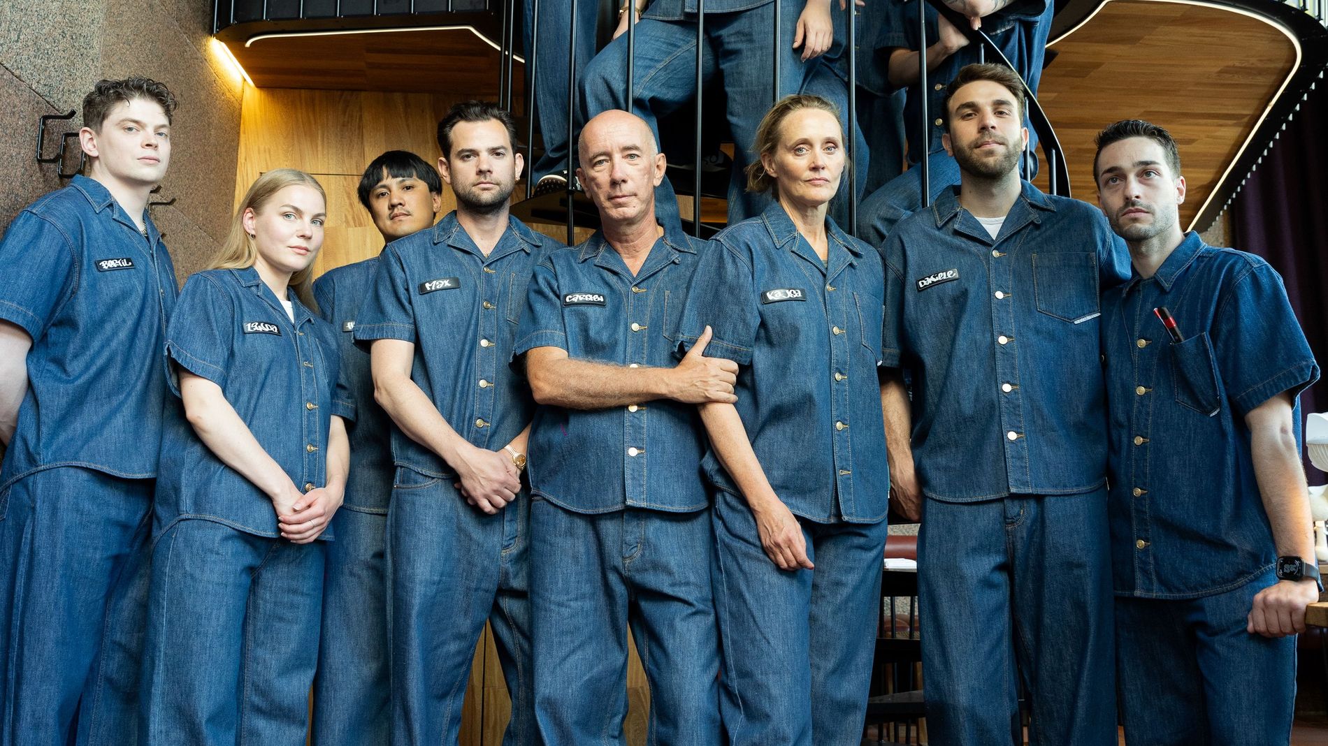 Carsten Höller’s restaurant Brutalisten teams up with Eytys on raw denim uniforms - Vogue ...