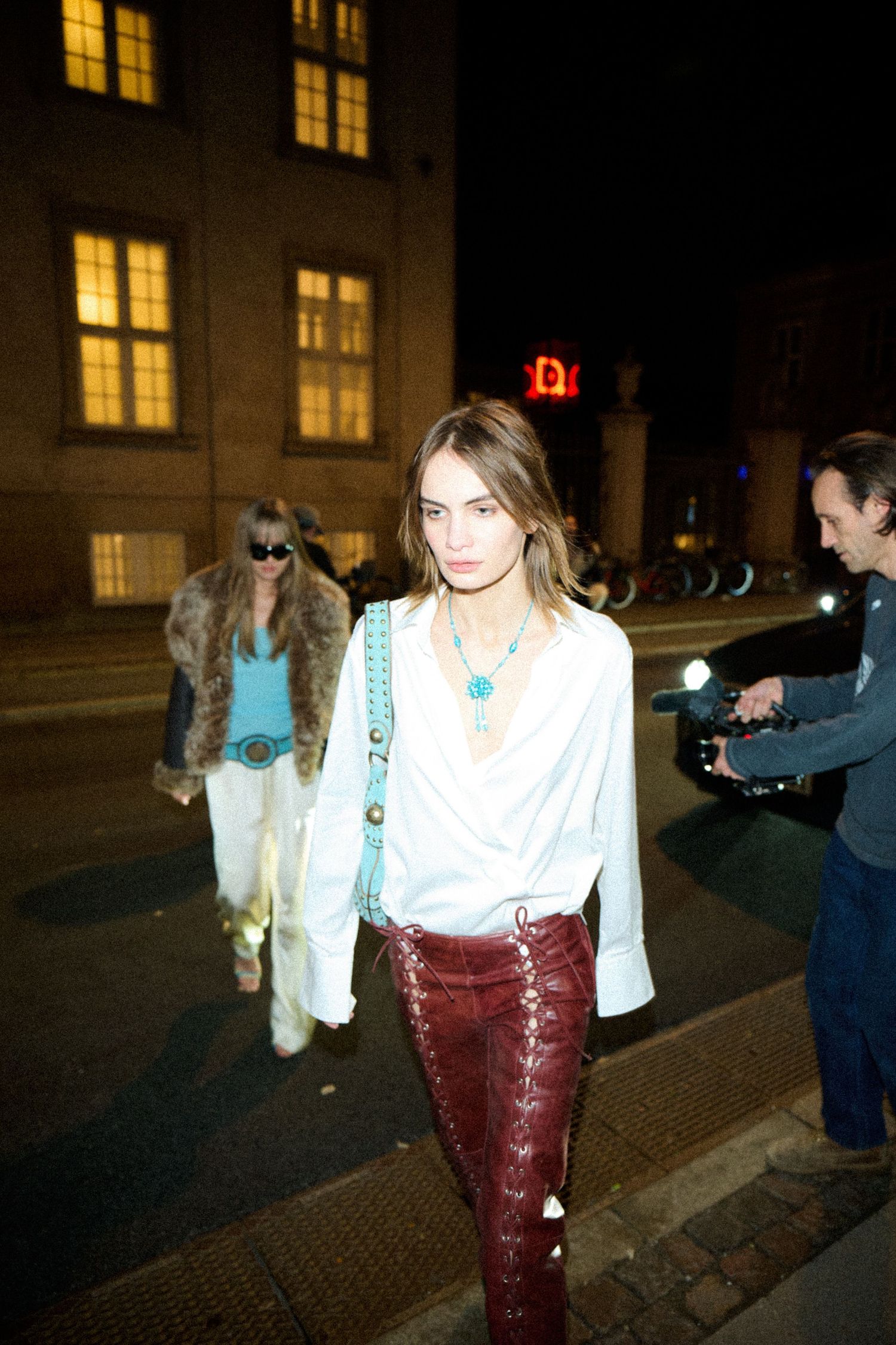Exclusive: Discover what it is like backstage at a Saks Potts runway ...