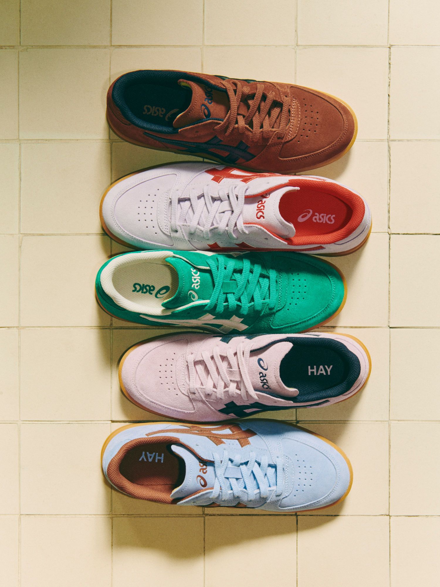 Asics x Hay's sorbet sneakers have been given an autumn update - Vogue ...