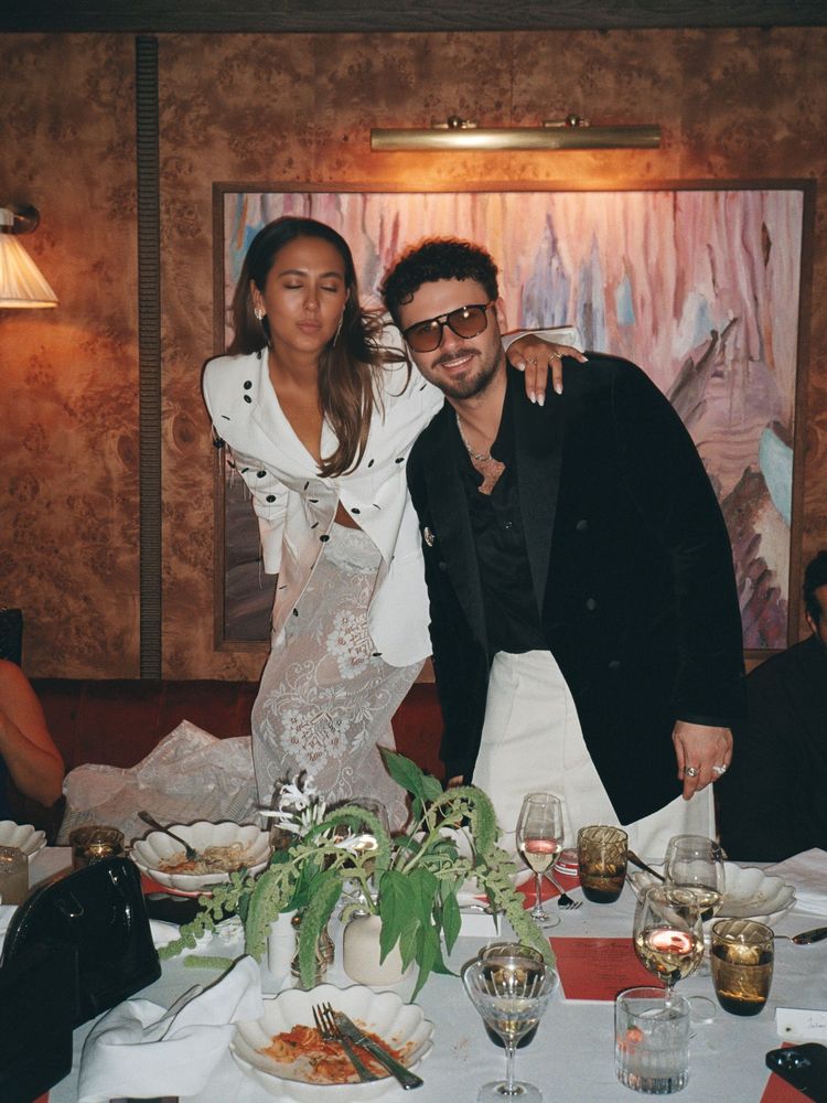 All the fashionable details of Hanna MW and Jimmy Kamhieh's engagement ...