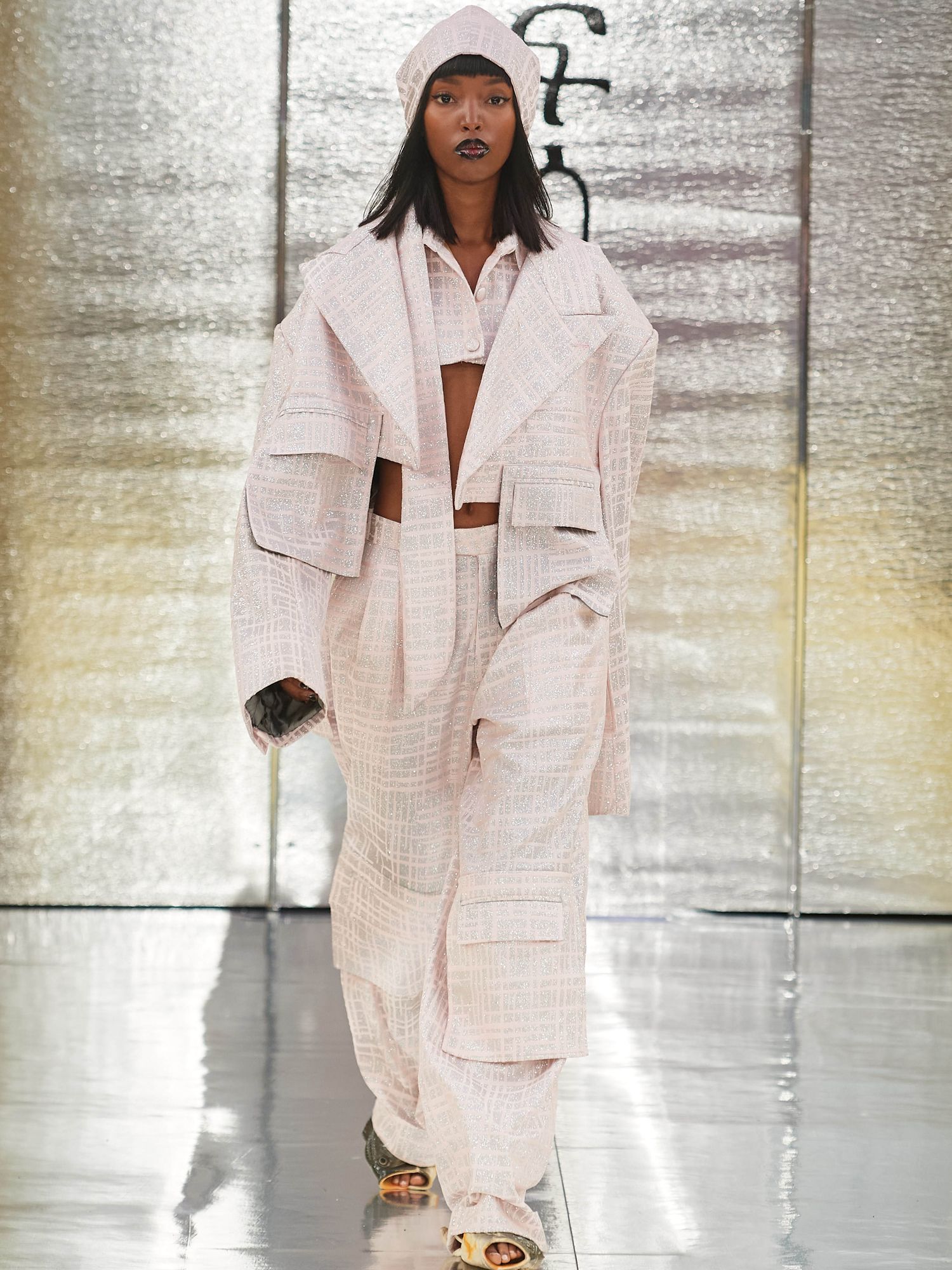 Selam Fessahaye makes an exuberant return to the runway for AW23 ...