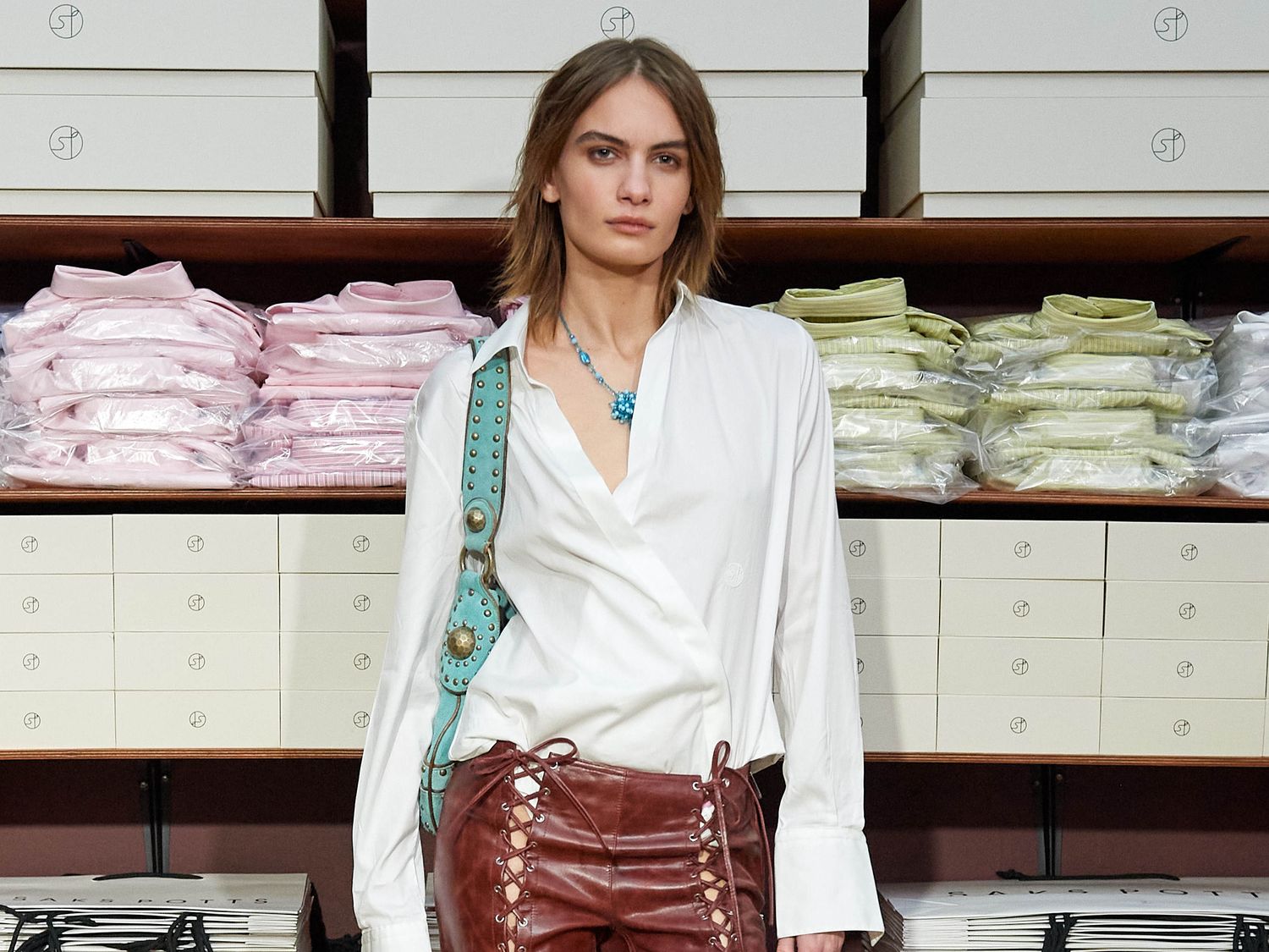 See all the looks from Saks Potts' AW24 collection at Copenhagen ...