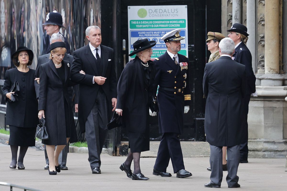The Scandinavian royals pay their respects at Queen Elizabeth II’s funeral - Vogue Scandinavia